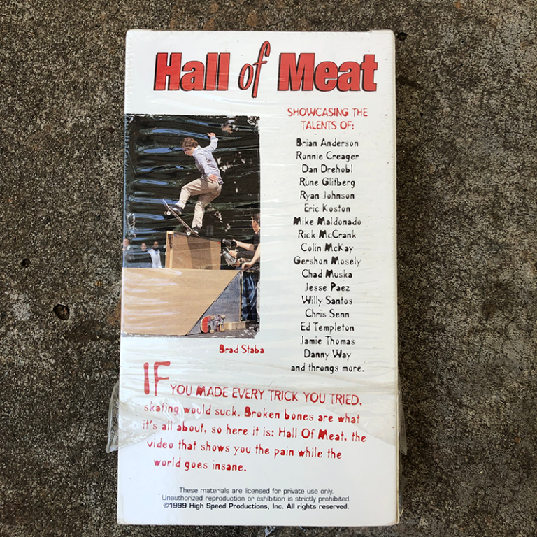 Vintage - Thrasher Magazine Video # 13 Hall Of Meat - SellerDoor