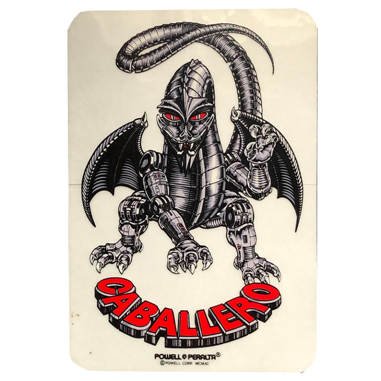 Vintage - Powell Peralta Steve Caballero Mecha dragon Sticker - SellerDoor