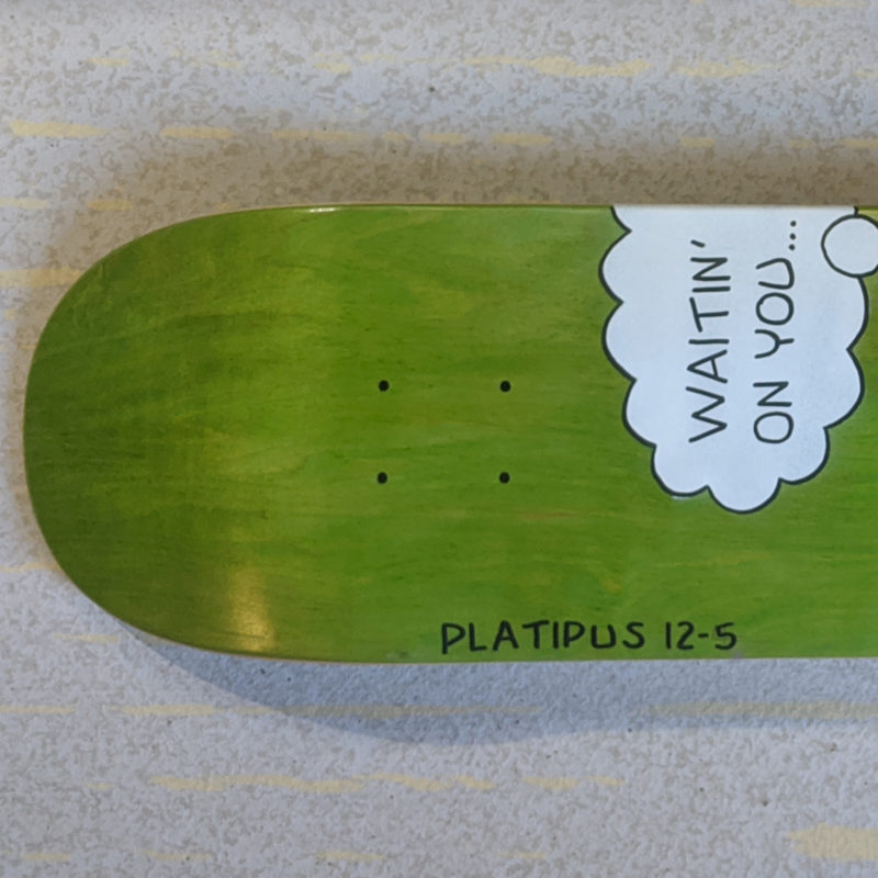Hand-painted Michael Nevares AM Platipus deck by R.B. Morris. - SellerDoor