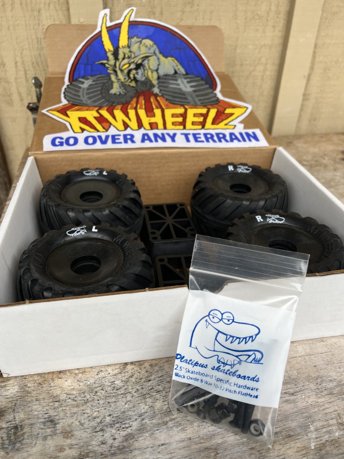 XT-Wheels OFF ROAD KIT from Platipus Skateboards - SellerDoor