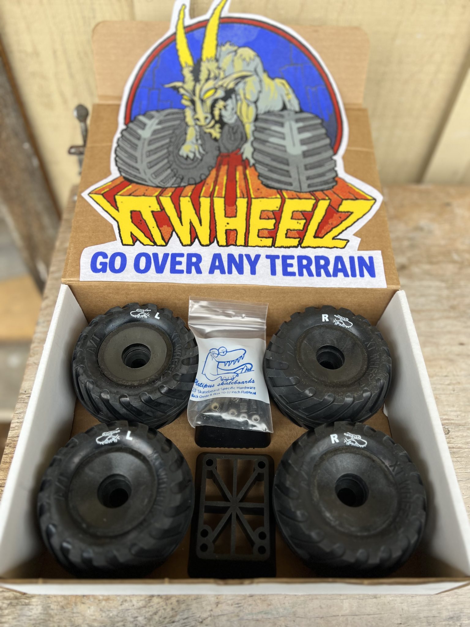 XT-Wheels OFF ROAD KIT from Platipus Skateboards - SellerDoor